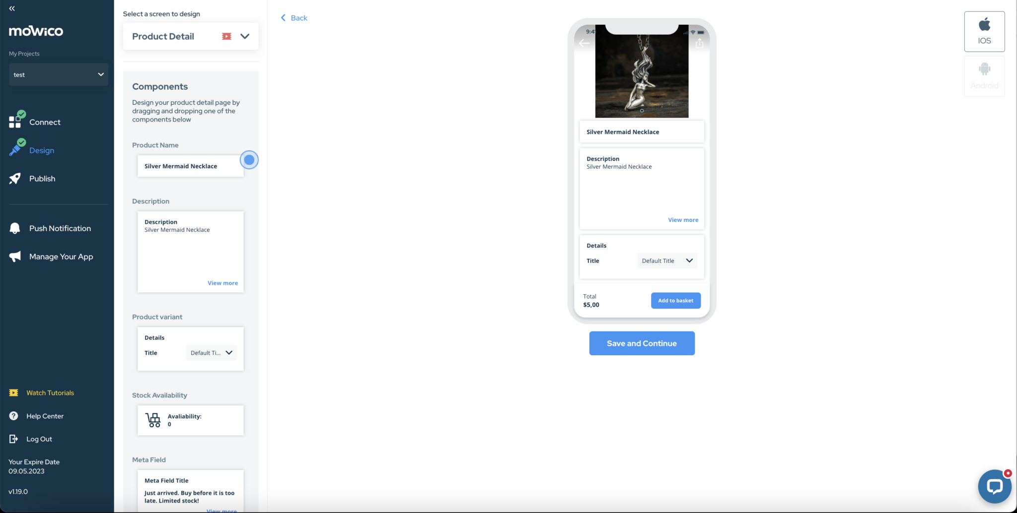 Product Detail - Mowico