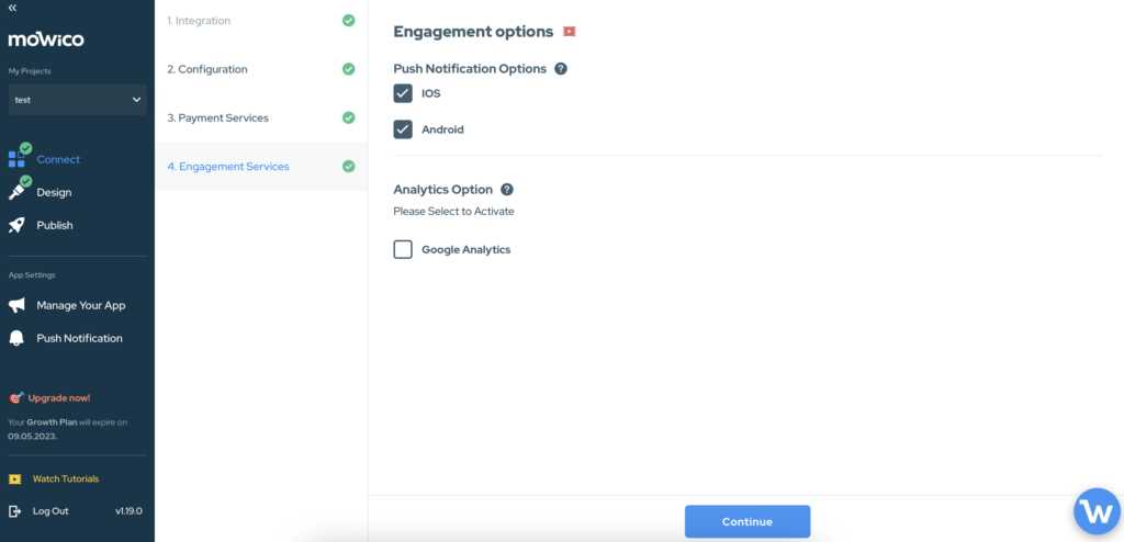 How to send Push Notifications - Mowico